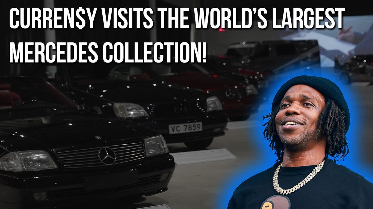 Curren$y Visits The World's Largest Mercedes Collection ...